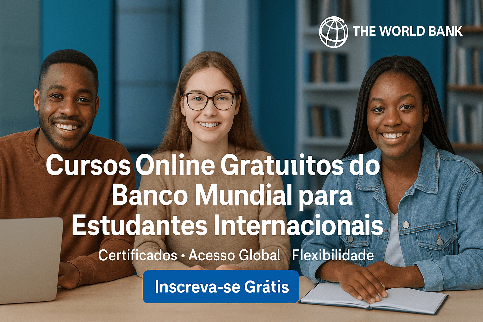 Cursos online gratuitos do Banco Mundial para Estudantes Internacionais